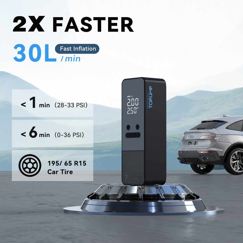 TOPUMP TP300 Portable Tire Inflator – topump